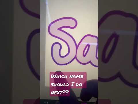 Which name should I do next?? #drawing #names #Sarah