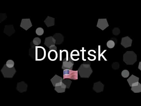 How to pronounce Donetsk in Russian 🇷🇺 vs American 🇺🇸 English