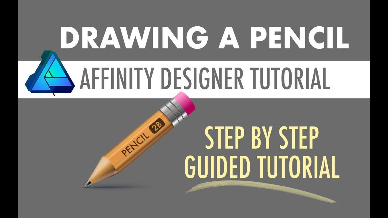 Drawing a pencil in Affinity Designer Step by Step Tutorial
