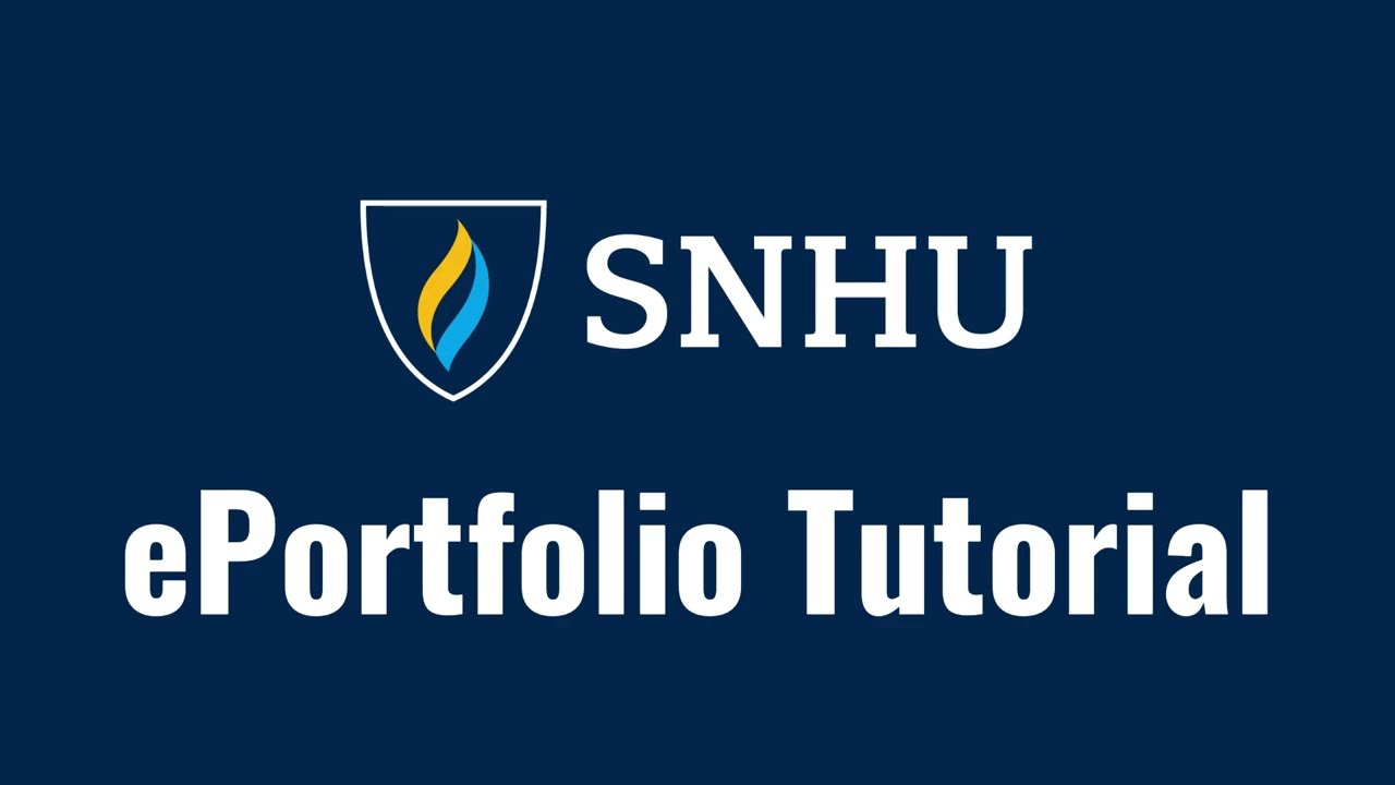 ePortfolio Tutorial