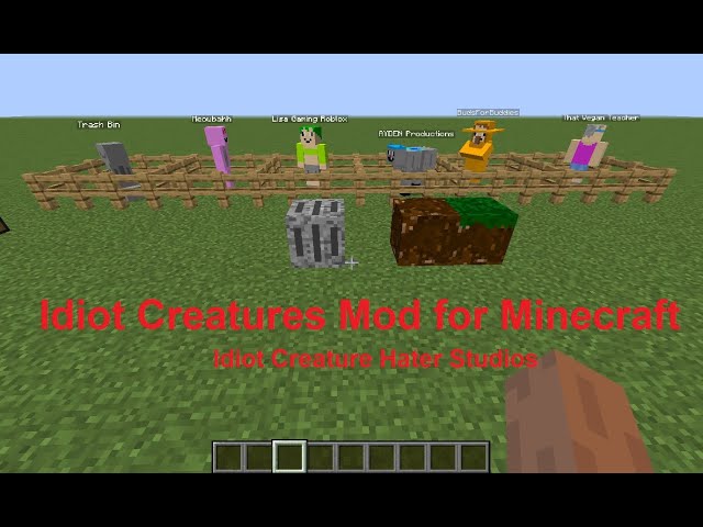 MC Idiot Creatures Mod Minecraft Mod