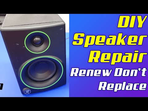 DIY Speaker Repair - Replacing Capacitors in Mackie CR3 studio monitors
