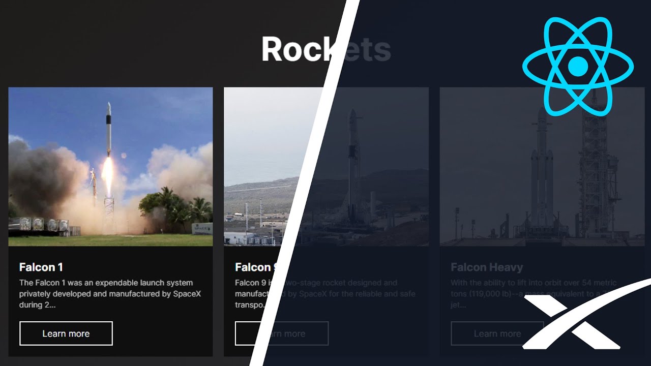 SpaceX Informational Web App - ReactJs, TaiwlindCSS, SpaceX API
