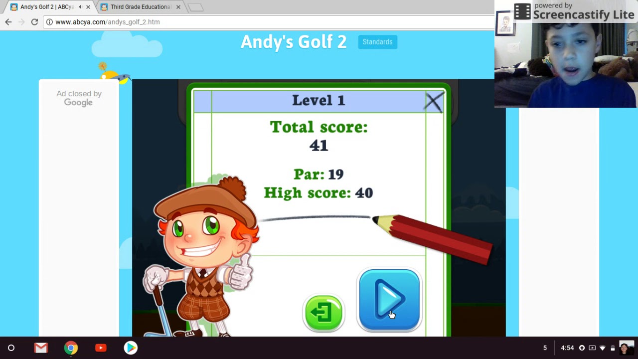 Andy's golf twoooo l part 1