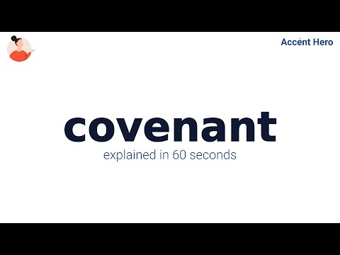 COVENANT - Meaning and Pronunciation