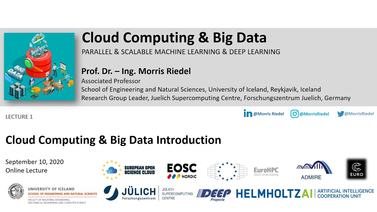 2020 Cloud Computing and Big Data Lecture 1 Cloud Computing and Big Data Part1 💻