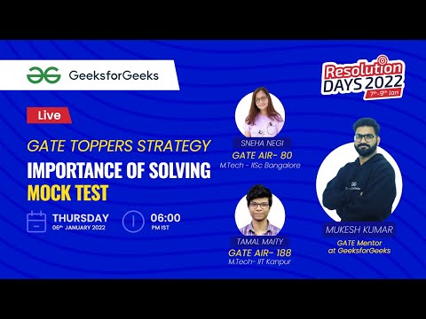 Importance of solving mocks for GATE | Mukesh Kumar