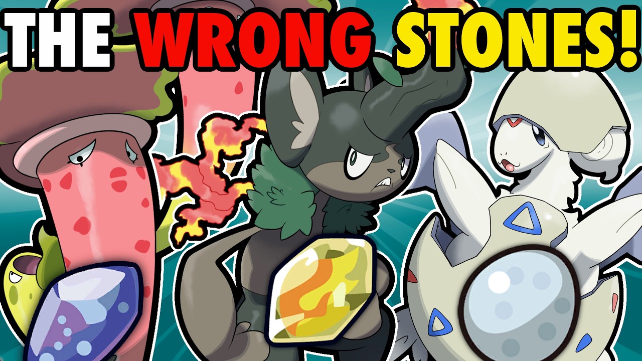 Evolving Pokemon using the WRONG Evolution Stones!