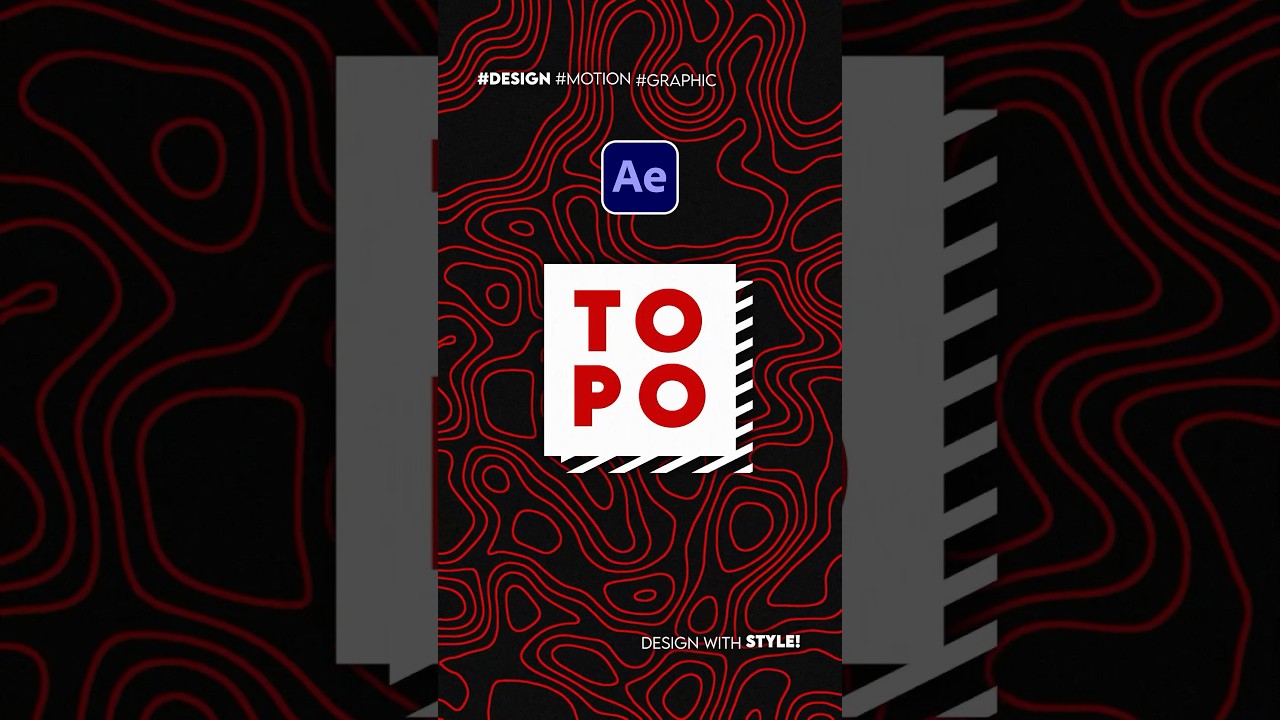 Design Topographic Motion Graphics in After Effects