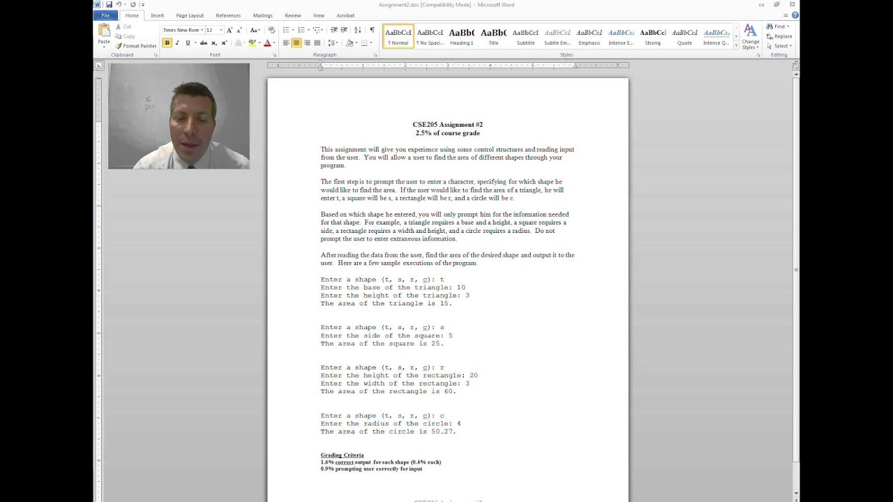 Intro to C Programming - Assignment 2