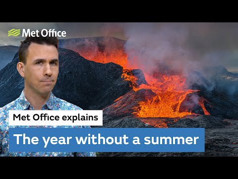 How volcanoes affect the weather - UK Weather - Met Office explains