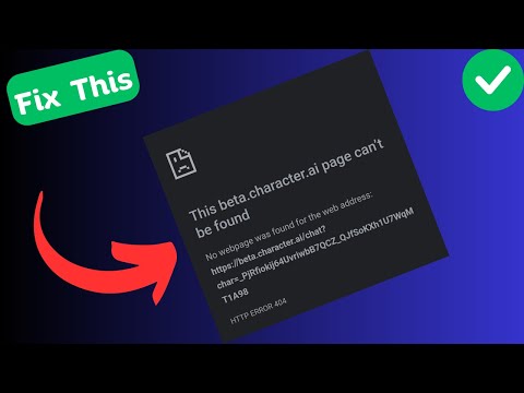 How to Fix “This beta character ai page can't be found” in Character ai