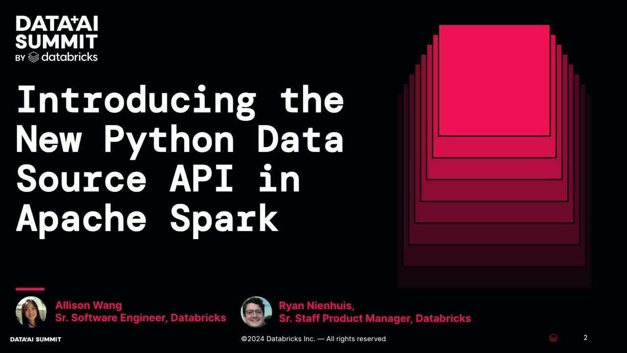 Introducing the New Python Data Source API for Apache Spark™