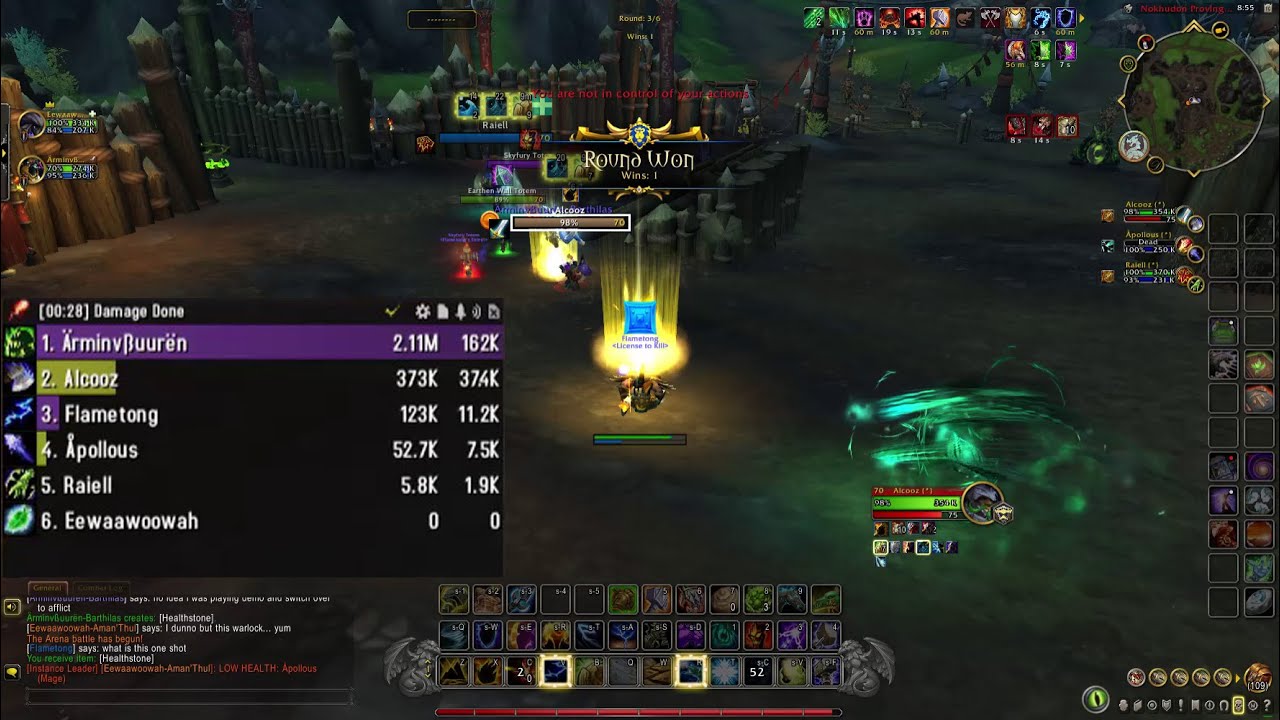 2 Million Deathbolt One Shot in Rated PvP - Arenas - World of Warcraft ...