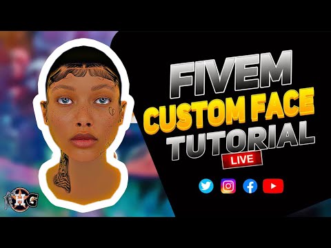 HOW TO MAKE CUSTOM REALISTIC GTA 5 / FIVEM FACE SKIN (2024Tutorial) CONVERT 2 FIVEM WATCH TIL END