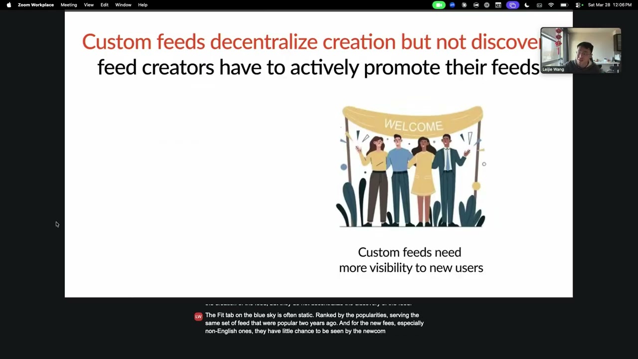 Understanding the Landscape of Custom Feeds on Bluesky - ATmosphereConf 2026