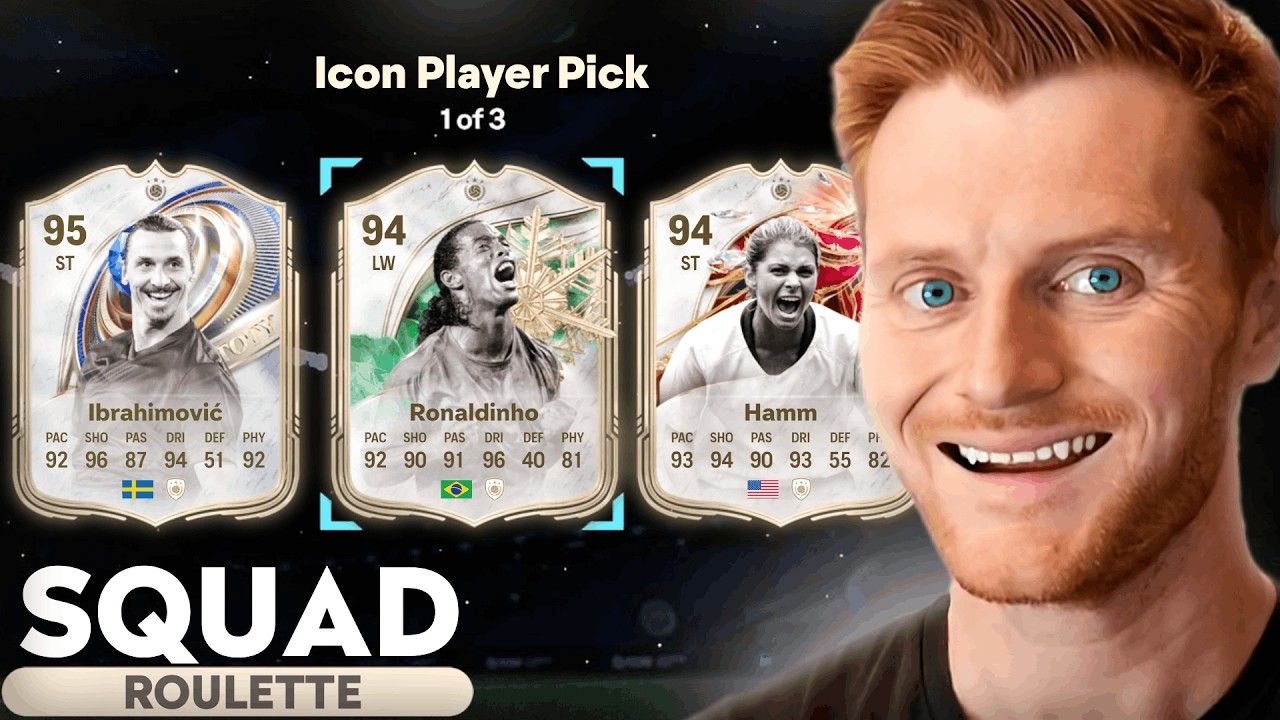 HUGE Icon Pick Squad Roulette!!!