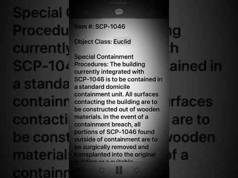 Scp 1046 A House Without a Bedroom