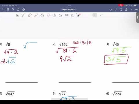 How to Find Square Roots (Perfect Squares, Non-Perfect Squares & Negative Numbers) + Worksheet