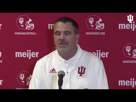 Video: New IU Football Defensive Line Coach Kevin Peoples Meets with ...