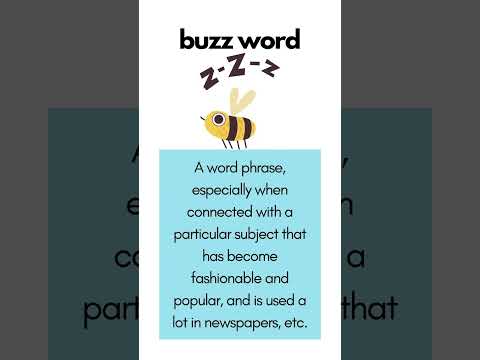Buzz-Word #english #words #learnenglish #vocabulary #englishgrammar #language #buzz #buzzword