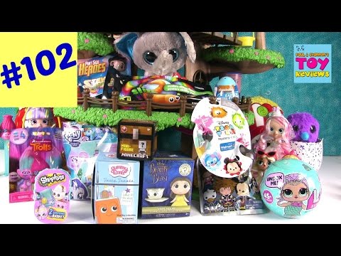 Blind Bag Treehouse #102 Unboxing Slitherio Shopkins Disney LOL Dolls | PSToyReviews