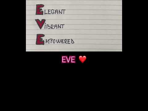 Meaning of the name EVE #meaning #name #eve