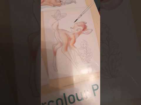 Bambi and Thumper #disney #watercolorpainting #bambi #thumper