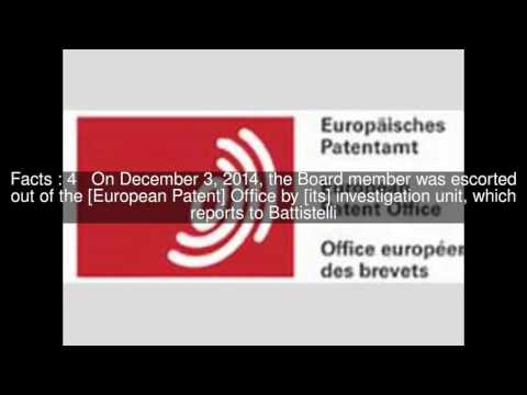 2014 suspension of a member of the Boards of Appeal of the European Patent Office Top #7 Facts