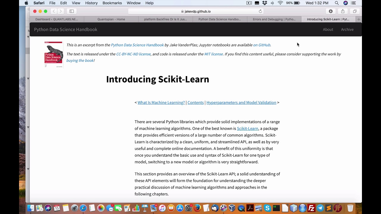 Intro to free Python Data Science Handbook