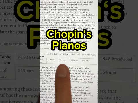 Chopin‘s Pleyel octave 163mm Steinway 164mm 😏😉#chopin #pleyel #steinway