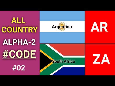 Country code। Country code number quiz। Country unique code। Alpha-2 code #02