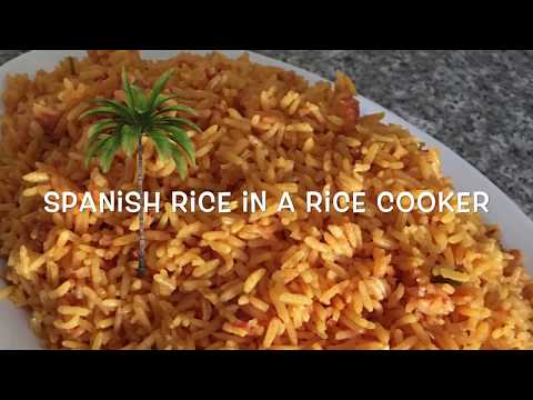 BEST SPANISH RICE IN A RICE COOKER