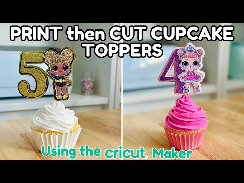 How to Make Cupcake Toppers with Cricut | Beginner-Friendly Tutorial!