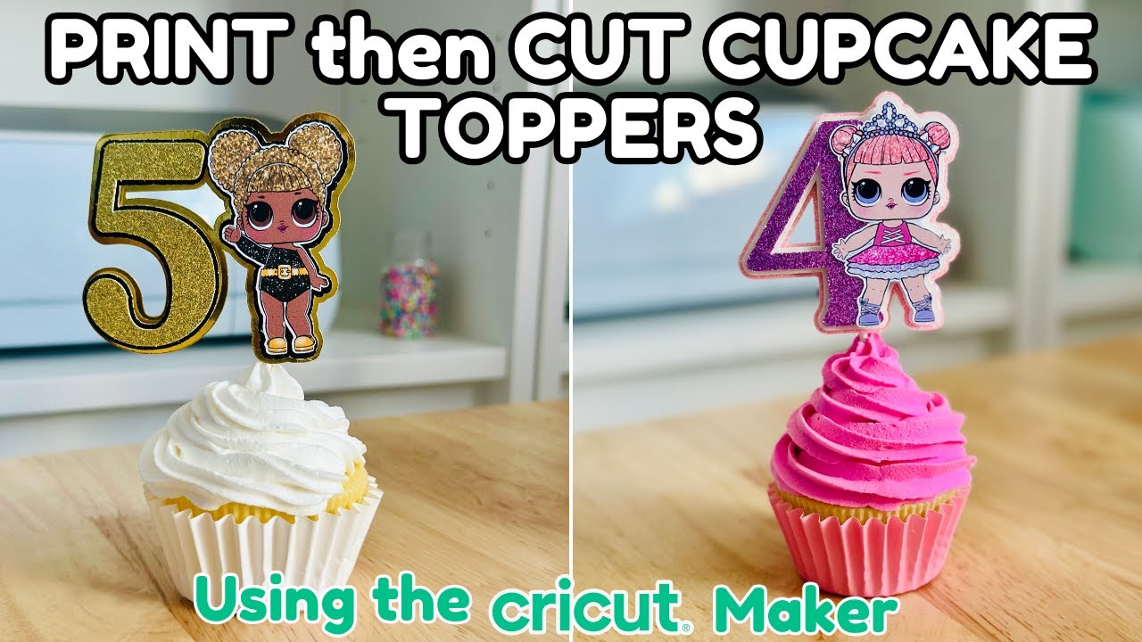 How to Make Cupcake Toppers with Cricut | Beginner-Friendly Tutorial!