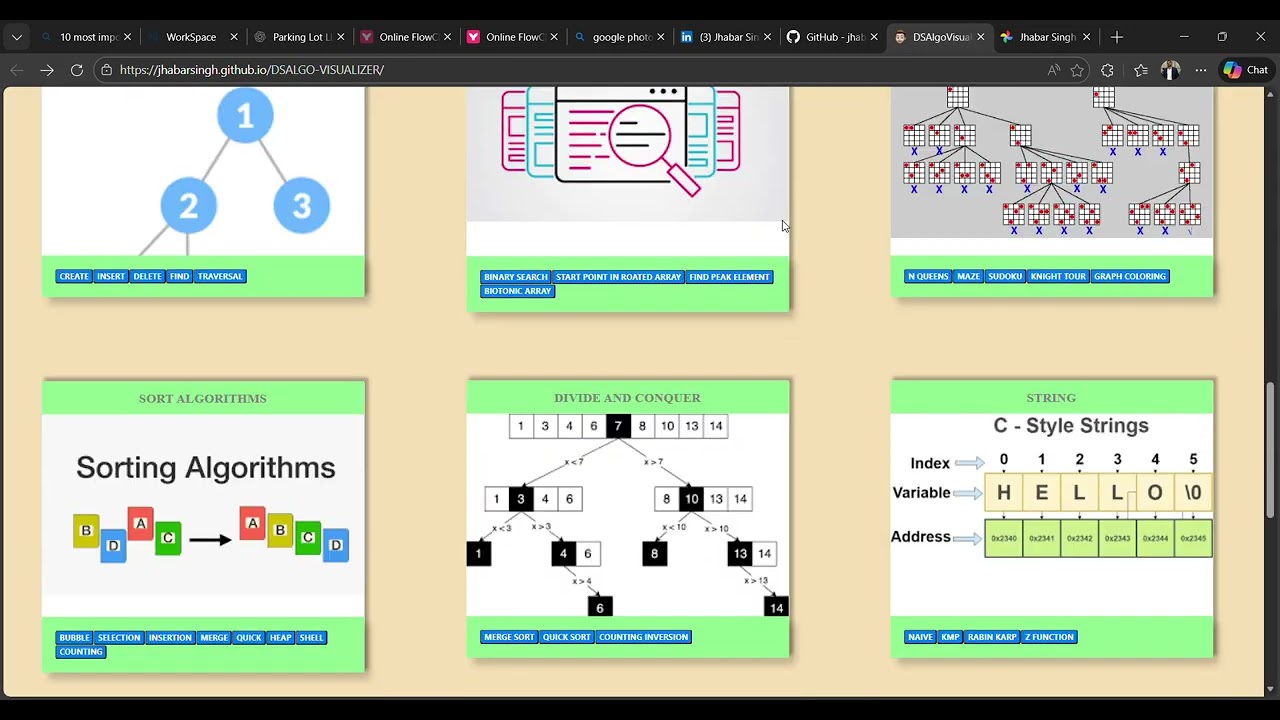 Learn DSA Visually – An Interactive Algorithm Playground