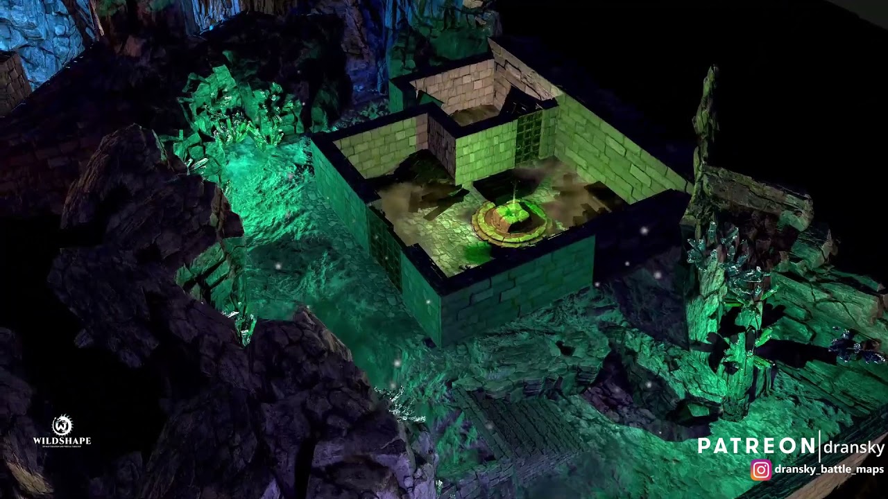 Lost Mine of Phandelver: Wave Echo Cave - animated battlemap