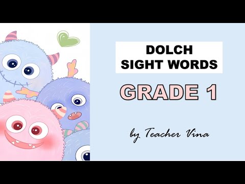 Dolch Sight Words Grade 1