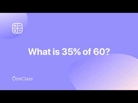 35% of 60