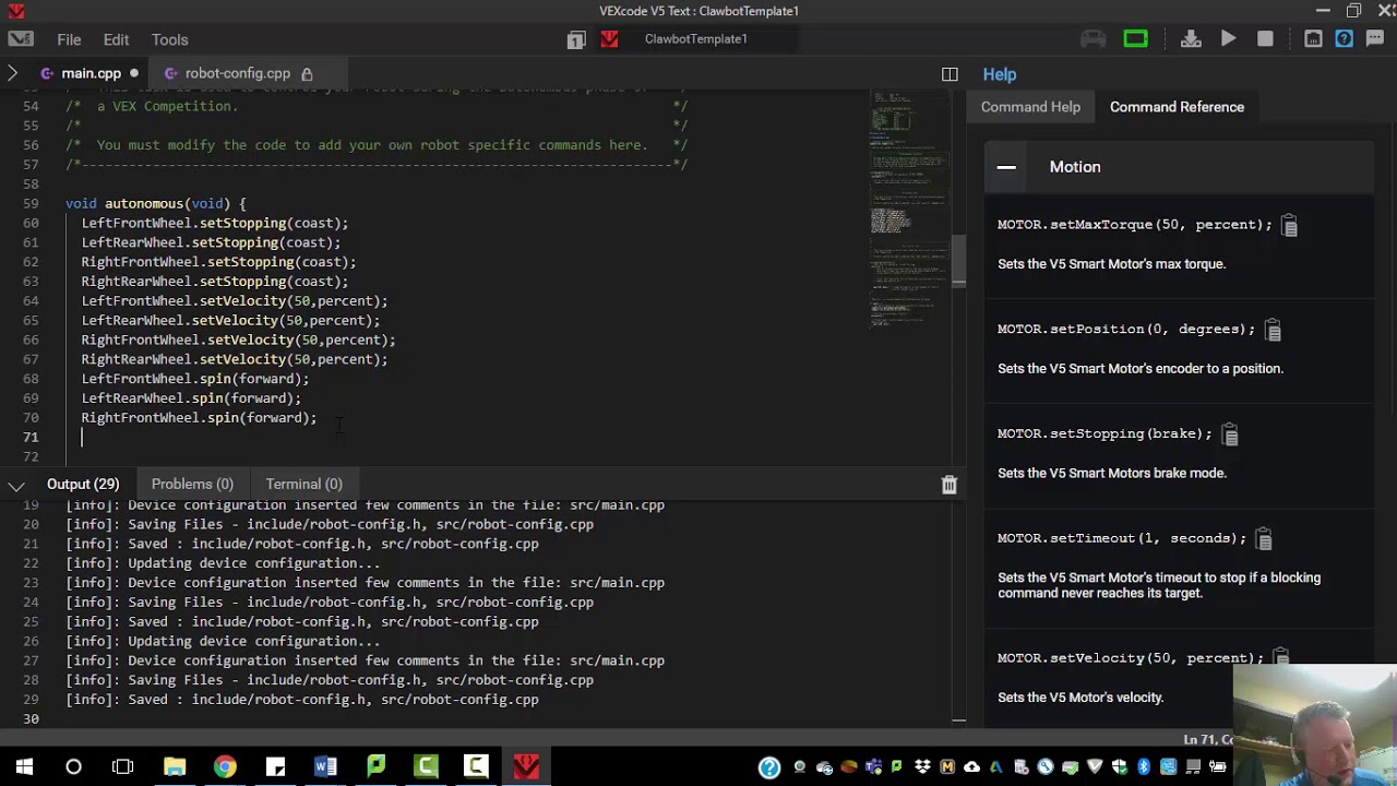 Use Competition Template in VEXCode V5 Text