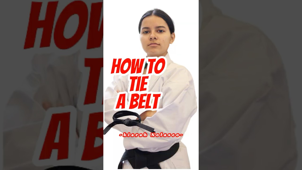 HOW TO TIE A KARATE BELT ( ZEN BUSHIDO KAN )