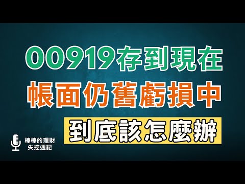 00919配息雖漂亮,不過存到現在帳面上仍舊虧損,到底該怎麼辦?!5月新制上路、成分股大風吹,還能期待嗎?!~CC中文字幕
