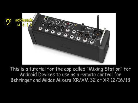 Behringer and Midas Android Mixing Station