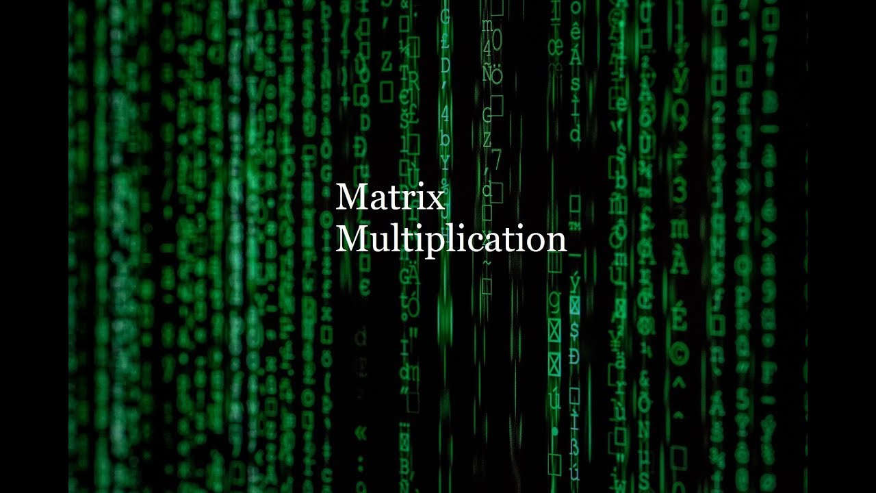 Math for Machine Learning | 6 Matrix Multiplication on Data