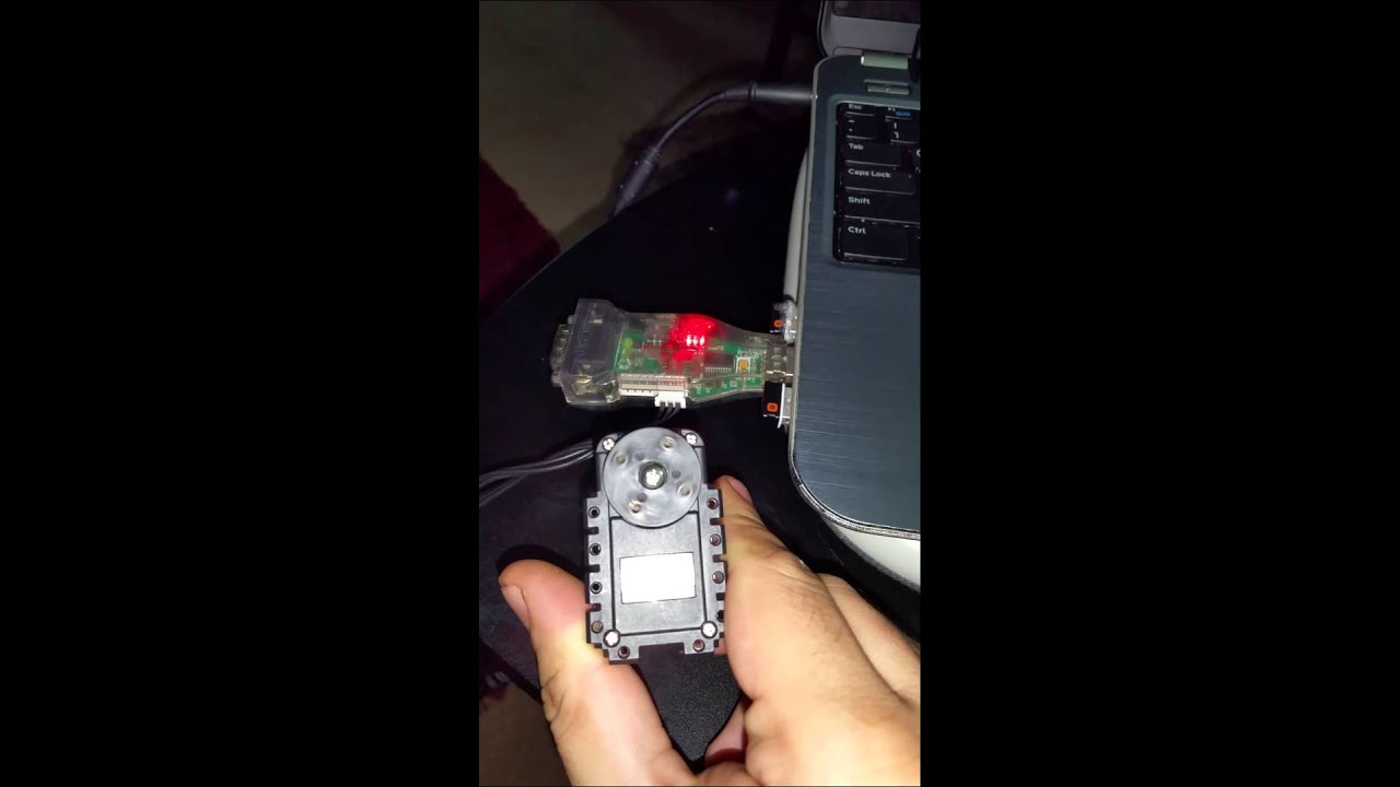 Control AX-12A dynamixel  via USB2dynamixel