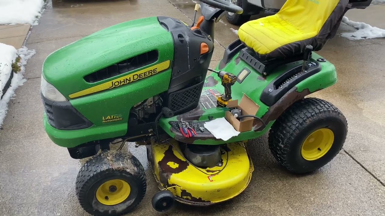 John Deere LA110 w/ 19.5 hp Briggs carb replacement w/ HIPA aftermarket