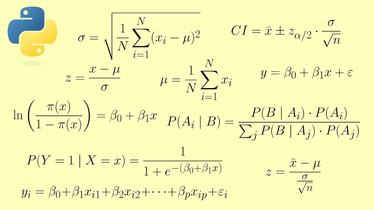 Essential statistics for computer programming (with Python code)