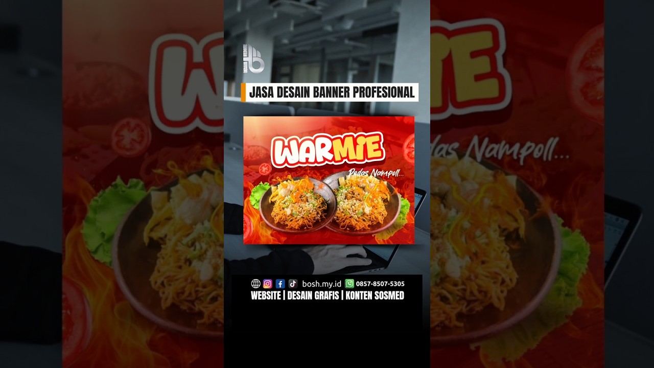 Jasa Desain Banner Online Profesional dan Cepat di Indonesia – WA 085785075305