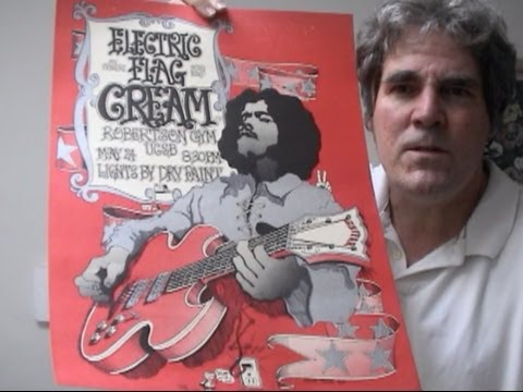 Cream Concert Poster 1960s Psych Design w/Eric Clapton | PosterCentral.com