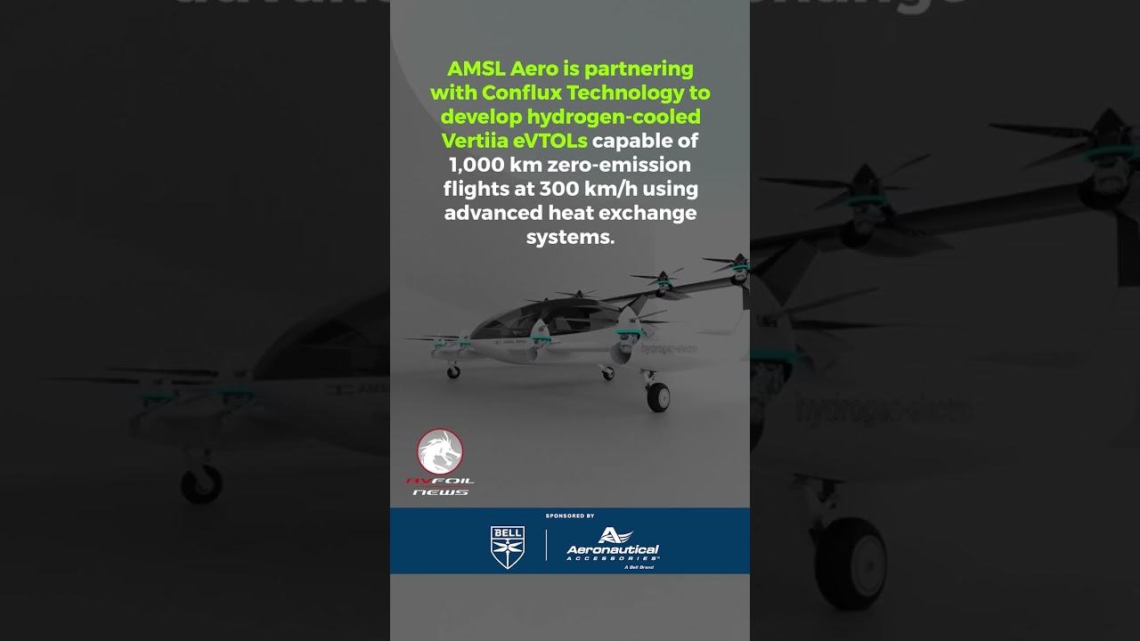 AMSL Aero and Conflux Partner on Hydrogen-Cooled eVTOL, Vertiia